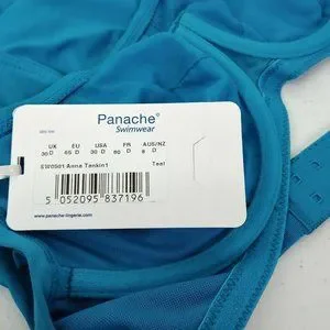 Panache | Swim | Panache Tankini Top Swimwear Anna Teal Color Size 3d ...